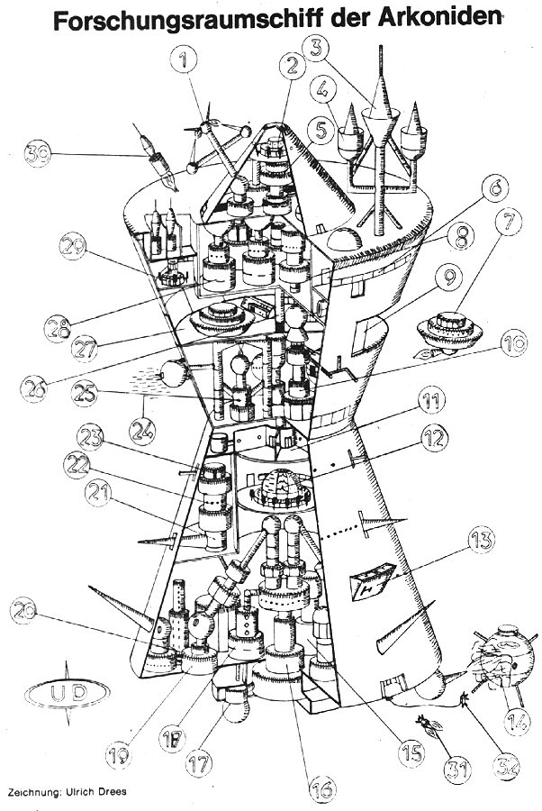 Atlan-Risszeichnung - 209